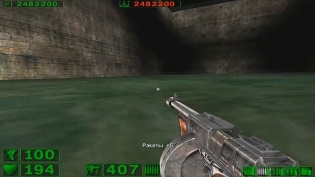 Прохождение Игры Serious Sam The First Encounter Часть 9: Канализация!!!