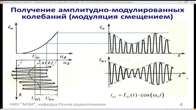 09. Радиотехнические цепи и сигналы. Лекция №13-14 (30.10.2021) [5 семестр]