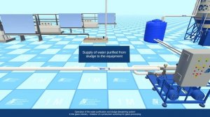 video demonstration water treatment and sludge dewatering equipment