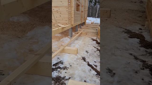 Дом из бруса  на Волге близ г.Калязин