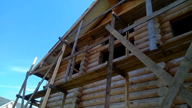 Шлифовка и покраска дома