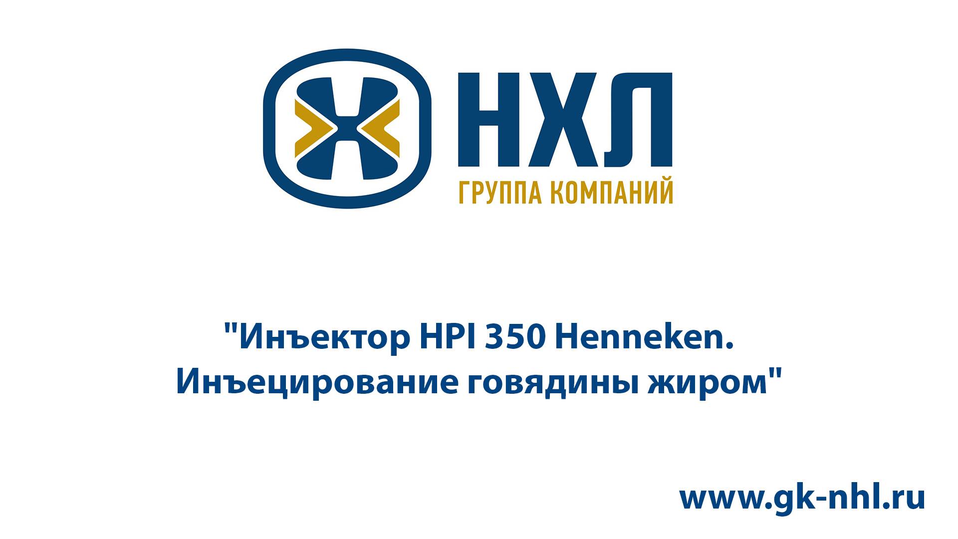 Инъектор HPI 350 Henneken.   Инъецирование говядины жиром