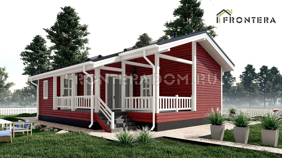 Каркасный дом в скандинавском стиле. Обзор проекта / Сканди 89.