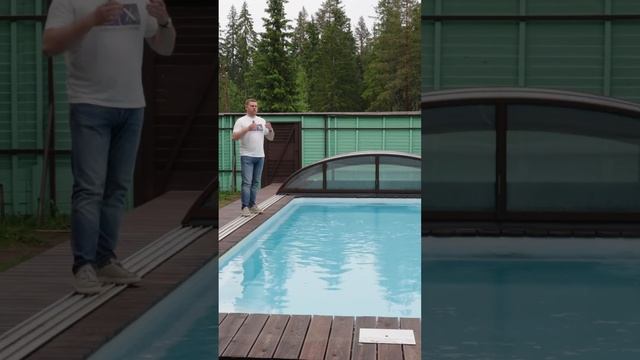 Как добиться идеально чистой и прозрачной воды в бассейне? #дом #строительство #бассейн #стройка