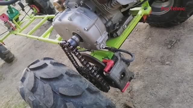 БАГГИ С ДВИГАТЕЛЕМ15Л.С. И ЦЕНТРОБЕЖНЫМ СЦЕПЛЕНИЕМ ( 1 ЧАСТЬ)...mp4