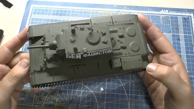 Советский тяжелый танк КВ-1 (Звезда, 1/35) часть седьмая