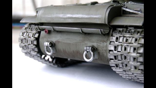 Презентация готовой модели КВ-1 1940 г.
