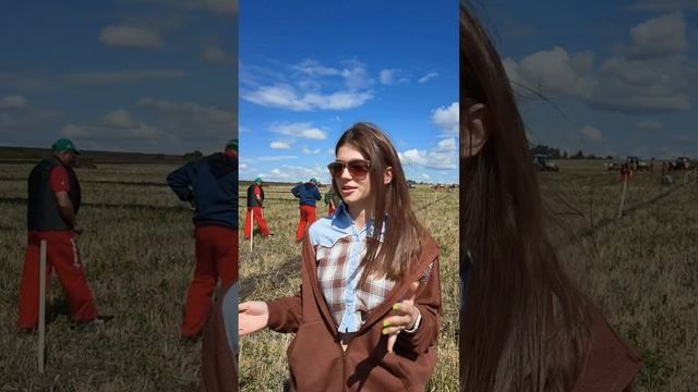 Участница отборочных соревнований Чемпионата по пахоте делится впечатлениями о тракторе АГРОМАШ