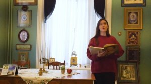 Стихотворение Фёдора Тютчева "Она сидела на полу", читает Полина Кидина