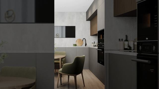 Секреты стильной кухни: ТОП-5 цветов 2024 🍳 #дизайнинтерьера #ремонткухни
