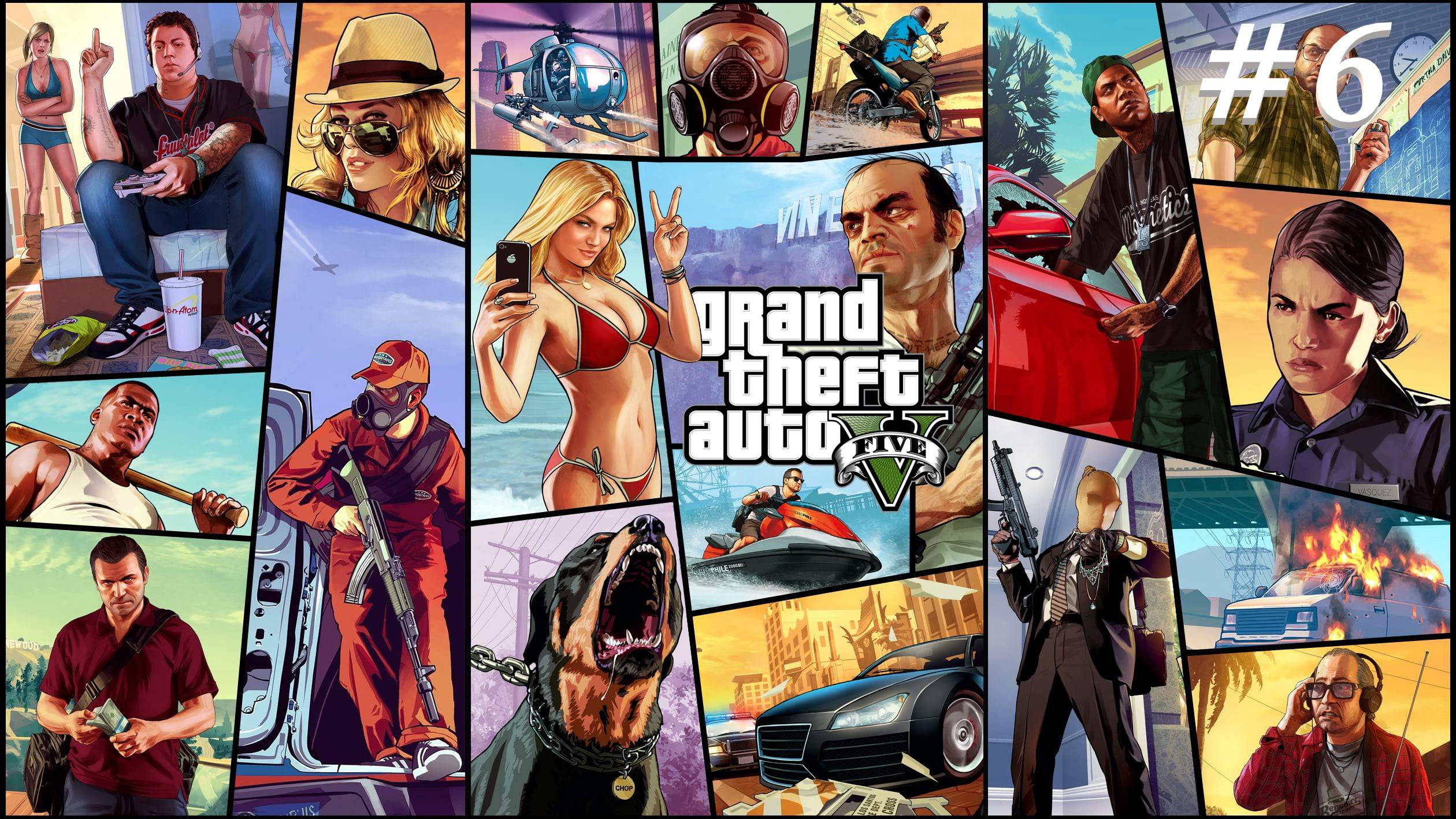 Прохождение Grand Theft Auto V. Часть 6. Запись стрима.