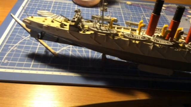 Сборные модели. Первая мировая. Сборка:Крейсер Варяг (Звезда, 1/350) часть 6