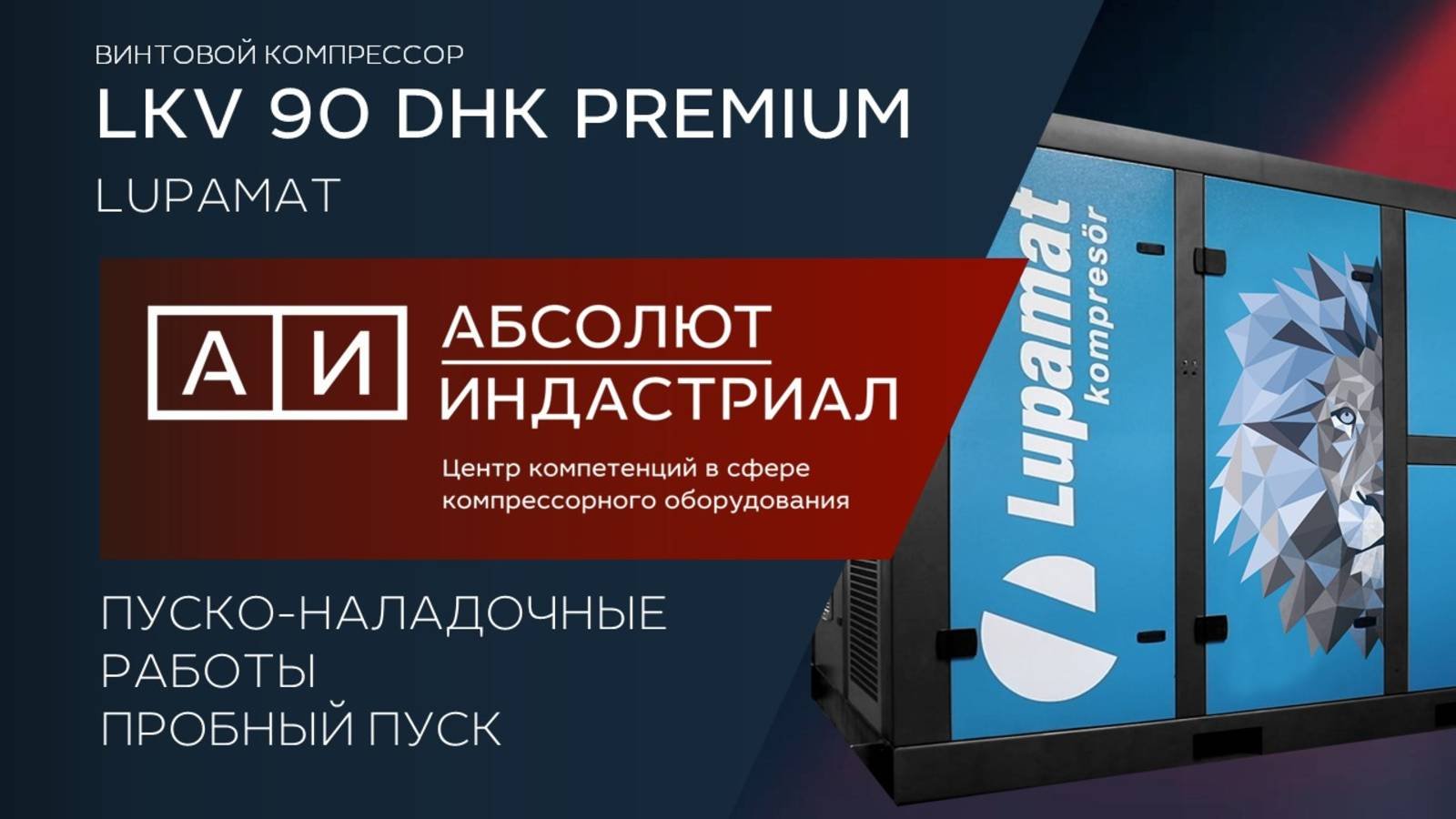 Винтовой компрессор (Турция) LUPAMAT LKV 90 DHK PREMIUM