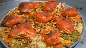 Приготовление курицы Манди с рисом по-Арабски