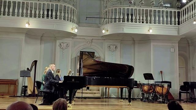 С. Рахманинов. Слёзы из сюиты N1 для двух фортепиано - Кристина Зайцева, Никита Ливенцев