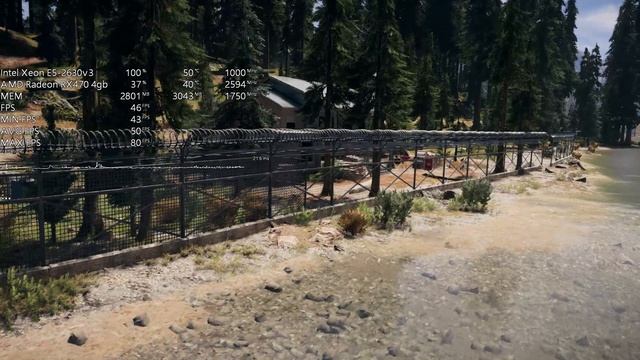 Xeon E5-2630V3 + RX470 4GB (Far Cry 5 1080p)