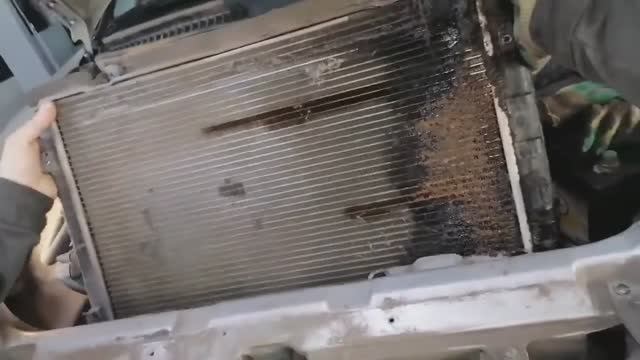 Lada Priora Замена Радиатора Системы Охлаждения (С КОНДИЦИОНЕРОМ)....