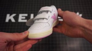 Детские кроссовки Kelme JUNO белые с розовым