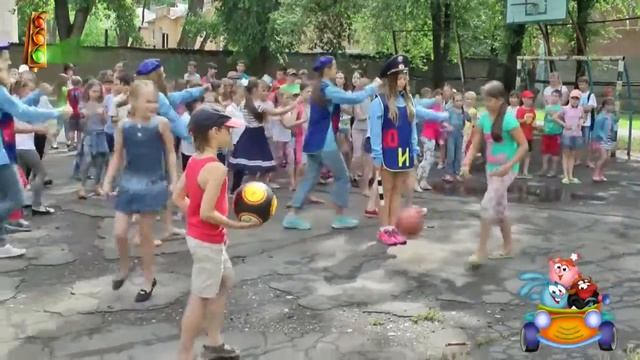 Пришкольный лагерь "Фантазеры", флэшмоб