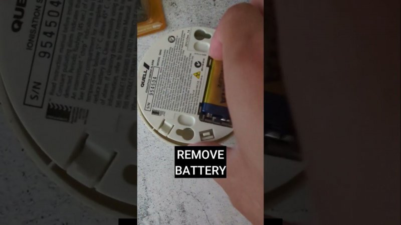 IS YOUR SMOKE ALARM BATTERY RANDOMLY BEEPING