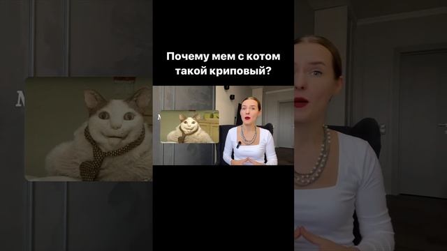 Почему мем с котом "Бу! Испугался?" такой странный и пугающий. Полное видео уже на странице.
