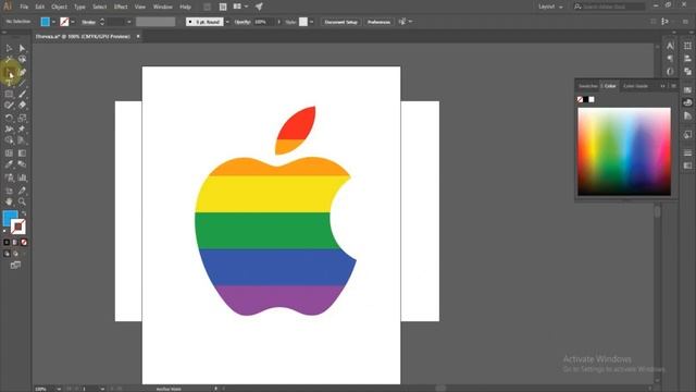 Отрисовка логотипов известных мировых брендов
