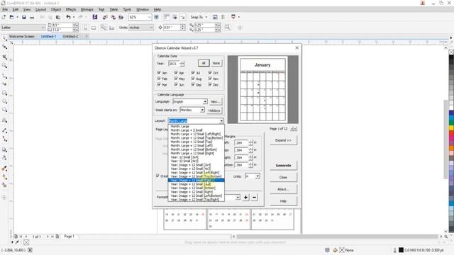Виды календарей. Генерация календарных сеток