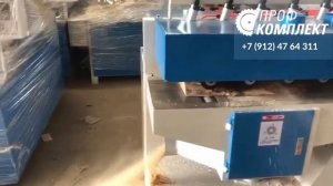 Столярный многопильный станок MJ200-080 в работе.- "Профкомплект"