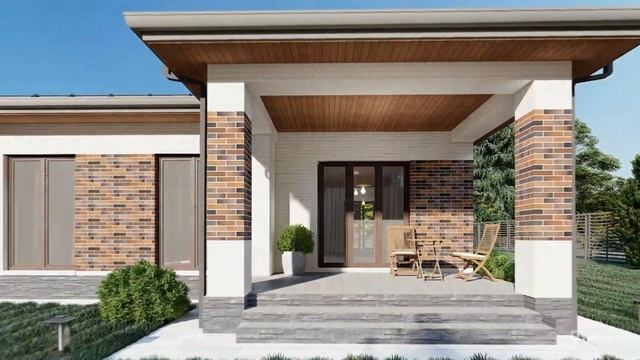 3D ВИЗУАЛИЗАЦИЯ - ПРОЕКТ ДОМА 98 М²