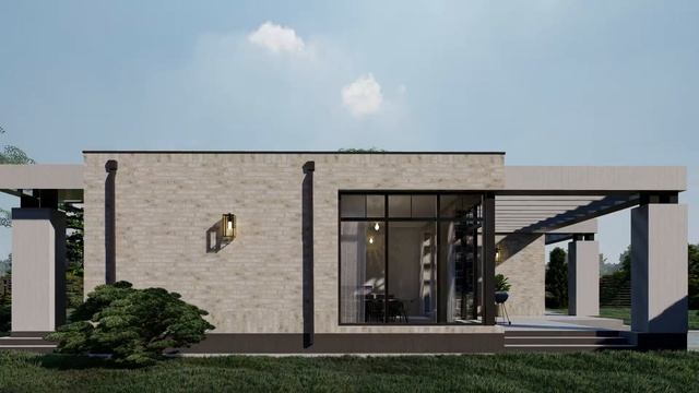 3D ВИЗУАЛИЗАЦИЯ - ПРОЕКТ ДОМА 163 М²