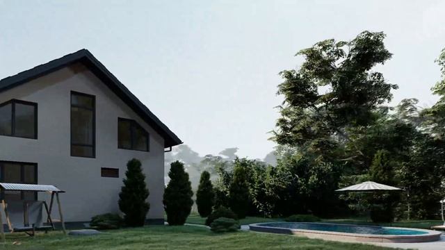 3D ВИЗУАЛИЗАЦИЯ - ПРОЕКТ ДОМА 1