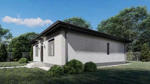 3D ВИЗУАЛИЗАЦИЯ - ПРОЕКТ ДОМА 100 М²