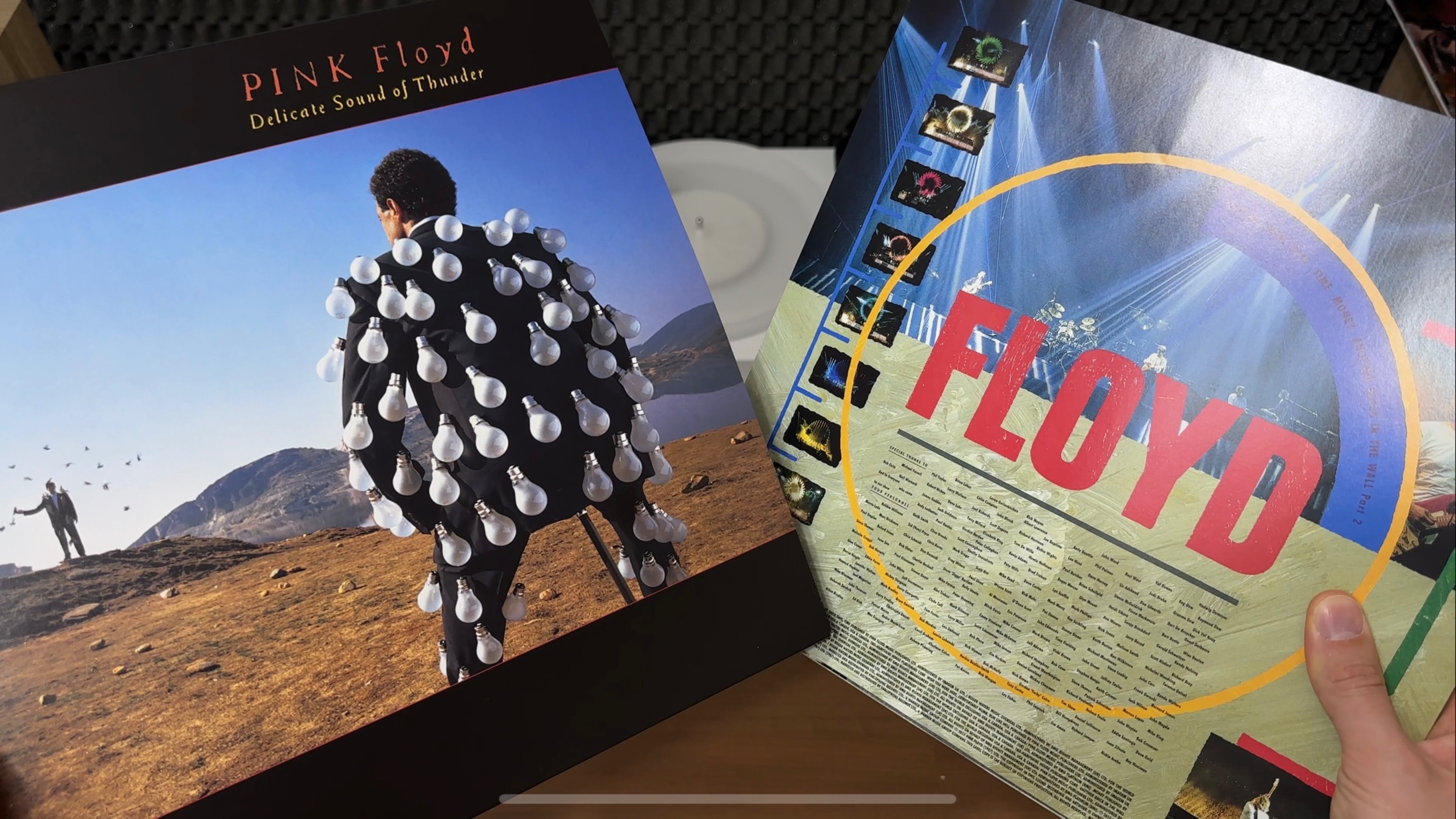 Pink Floyd - Delicate Sound Of Thunder - Распаковка и обзор виниловой пластинки