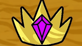 Получил корону за прохождение турнира на безумной сложности