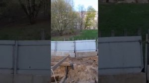 Попадание в узкое окно размером 20 на 30 см, на глубине 12 метров. Москва.