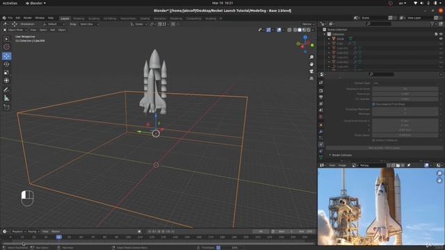 02-01 - Rocket Launch - Fire & Smoke Fluid Simulation
