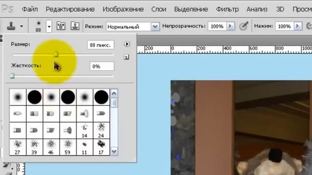 Фотошоп. Как Вставить Фото В Календарь. Вставить фото  в картинку