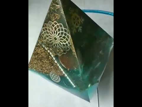 Активный оргонит пирамида. Orgonite