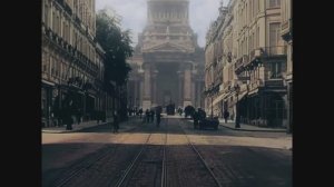Брюссель 1908 года (новая версия) в цвете  с добавленным звуком