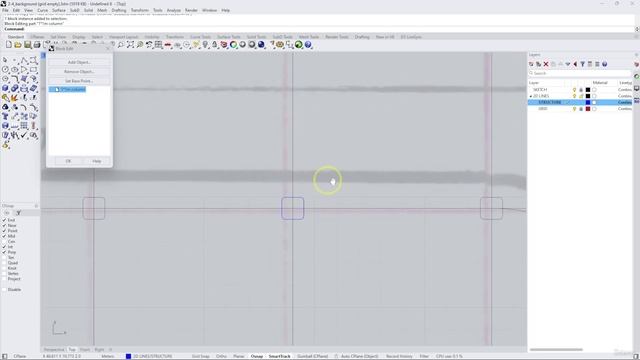 6 - Draw the Tower structure RectangleBlockPoint