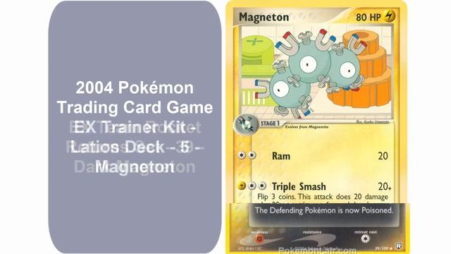 Magneton Video List - 38 (Gen 1-8) cards for the Pokémon Magneton ...