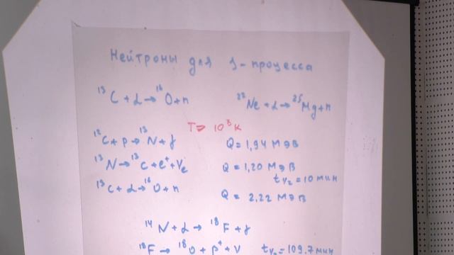 Ишханов Б.С. - Нуклеосинтез во Вселенной - 7. Горение кремния. s-процесс и r-процесс