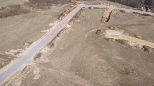 Вид с птичьего полета на зону рекреации в 1-й очереди КП Сосновские горки