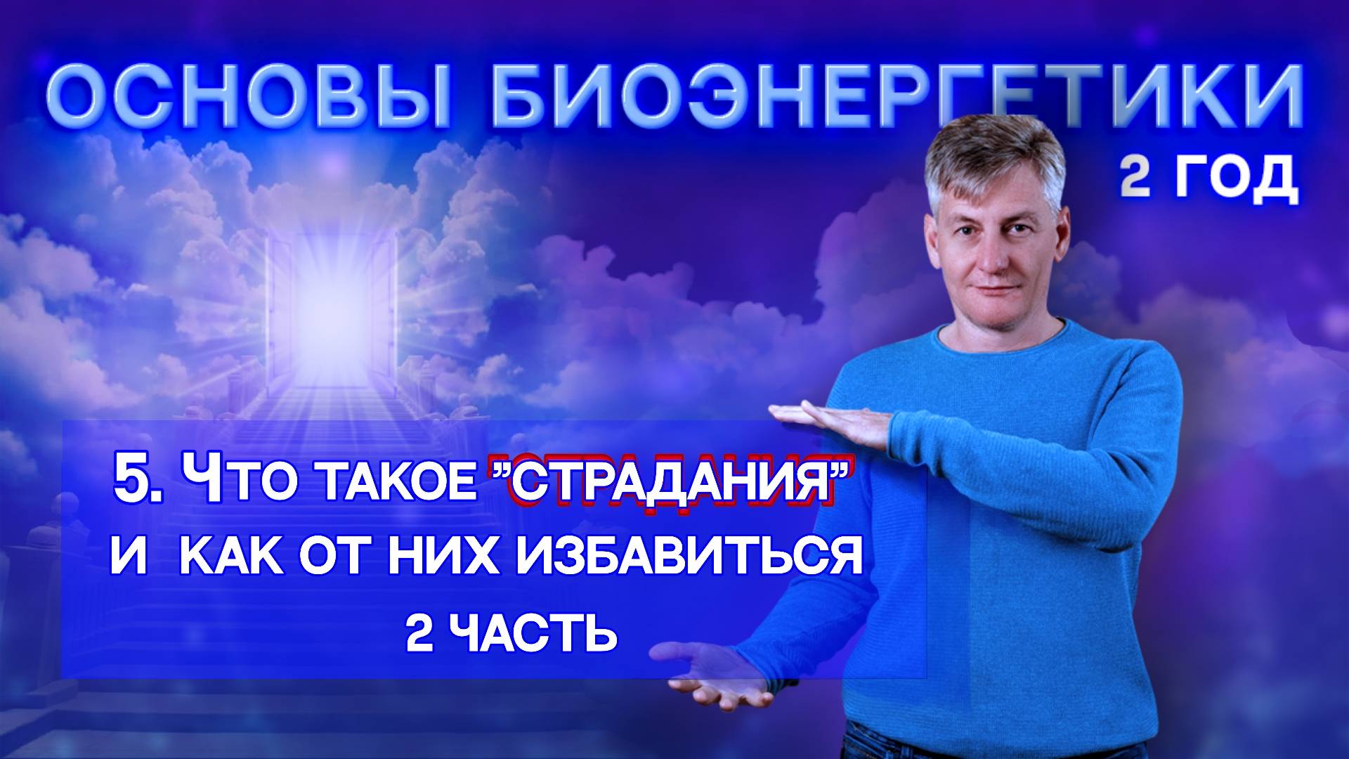5. Что такое "страдания" и как от них избавиться. 2 Часть. "Основы Биоэнергетики 2 год".