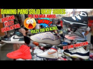 Ukay Shoes Jordan 11 low snakeskin, Jordan 1 chameleon at Yeezy 700 v3 Azael first time sa ukayan