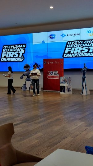 Первый роботехнический областной чемпионат. First Robotics - Qyzylzhar regional championship.