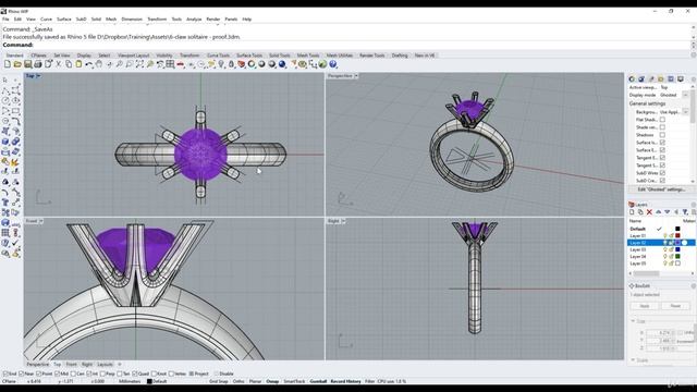 19 - Modelling a knifeedge to halfround shank