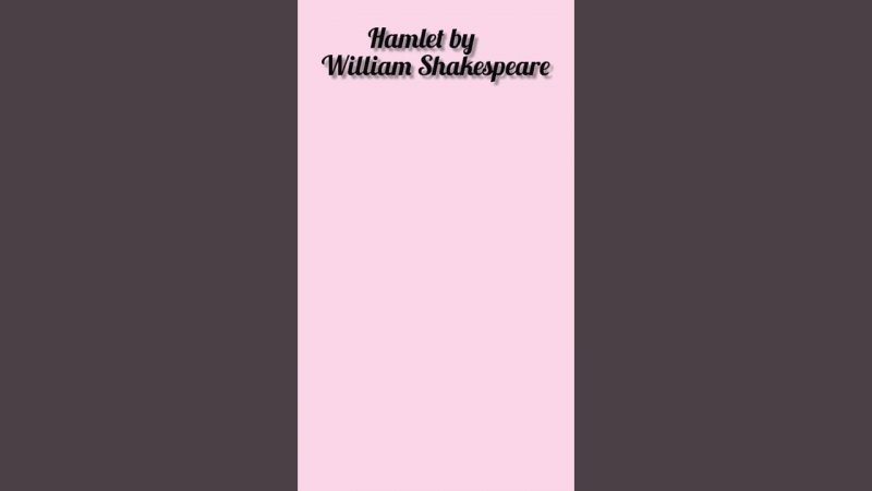 10 || Hamlet || William Shakespeare|| English || Shakespeareandhiscontemporaries