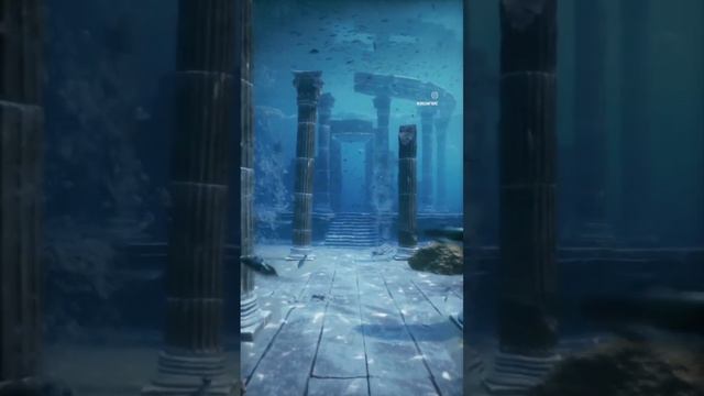 Lost City Under The Water 🪸🌊🏰🏯 #underwater #lostcities
