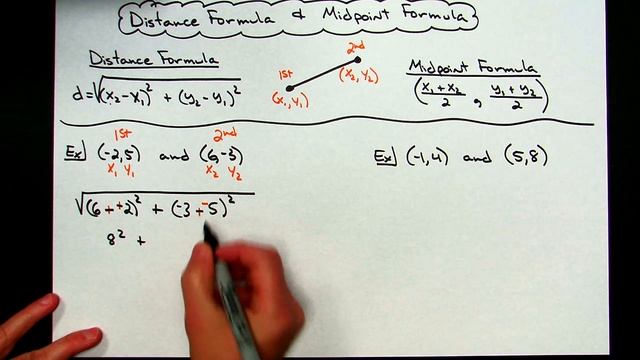 Using the Distance Formula & Midpoint Formula Algebra 1 - смотреть ...